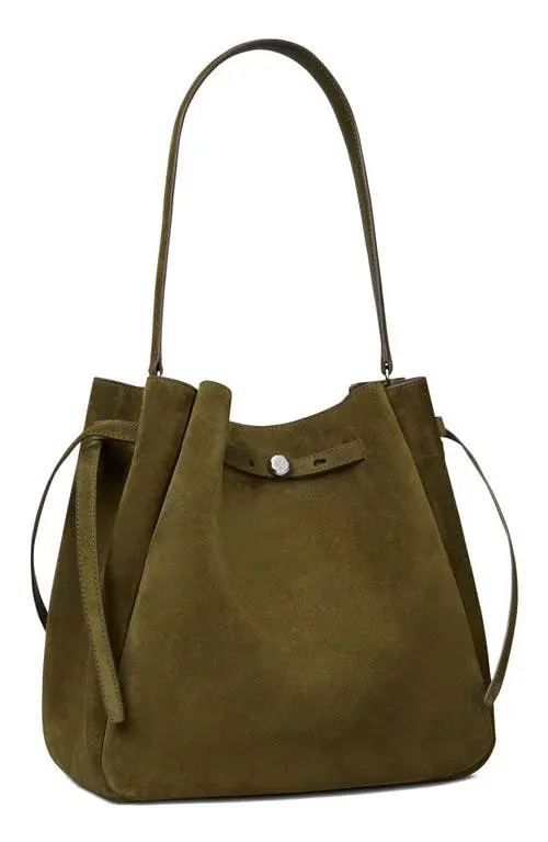 Tory Burch Romy Suede Bucket Bag - Leccio