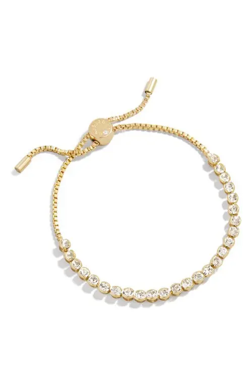 Baublebar Tennis Slider Bracelet - Gold/clear