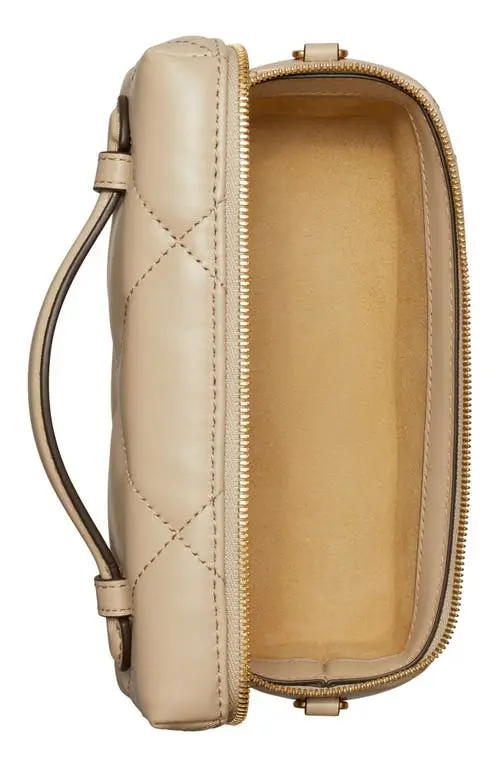 Tory Burch Kira East/west Vanity Case - Light Stone