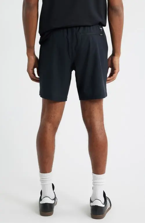 SANTO STUDIO Tempo Tonal Tech Performance Drawstring Shorts