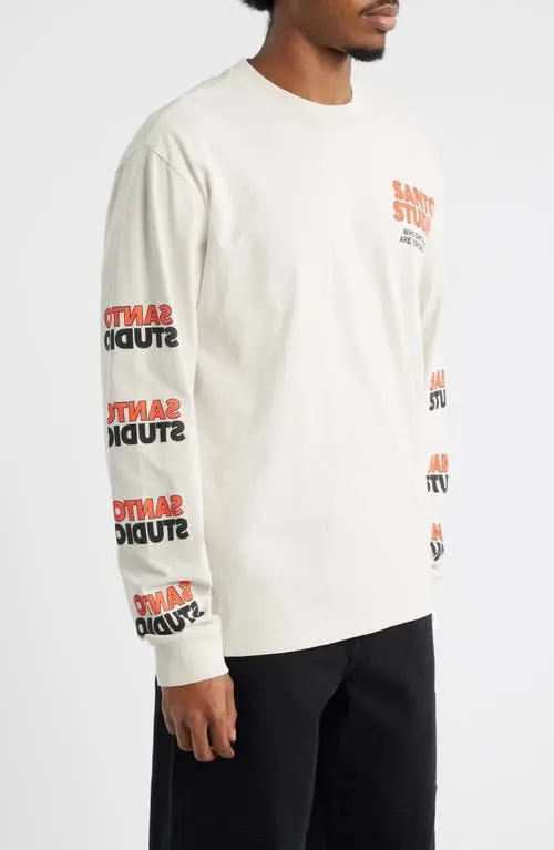 SANTO STUDIO Finish Line Long Sleeve Graphic T-shirt