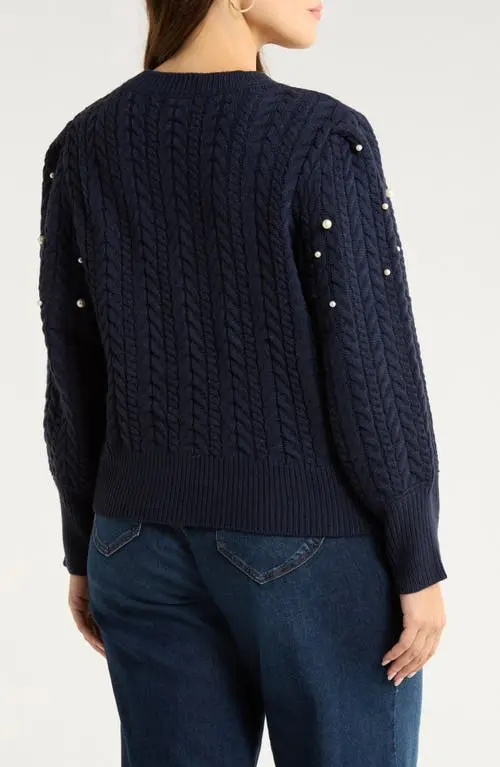 SUGARLIPS Toxey Cable Stitch Sweater