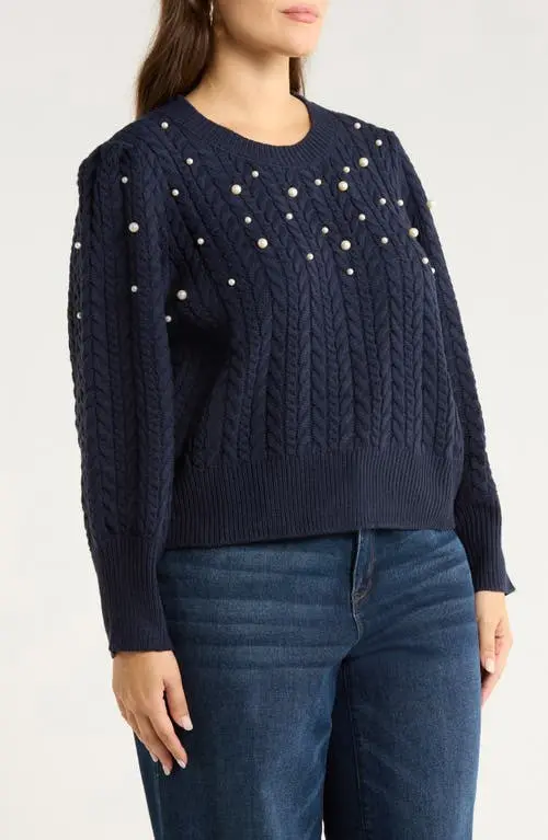 SUGARLIPS Toxey Cable Stitch Sweater