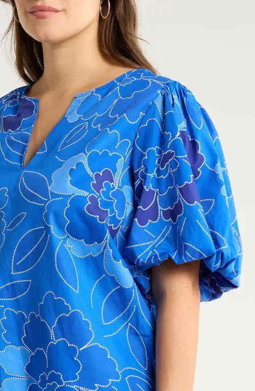 SUGARLIPS Adi Maris Floral Cotton Poplin Top