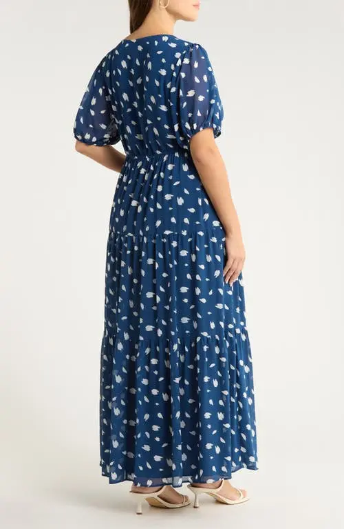 SUGARLIPS Elodie Dot Print Maxi Dress
