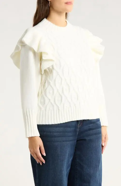 SUGARLIPS Gloriana Cable Stitch Sweater