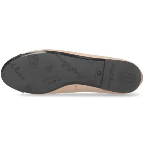 Pretty Ballerinas Toecap Ballerina Flat - Beige-black