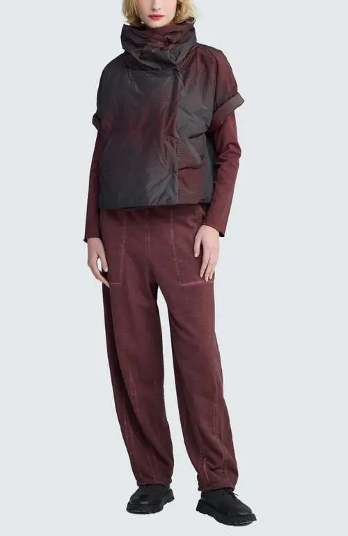 LUUKAA Stella Sculptural Cropped Jacket