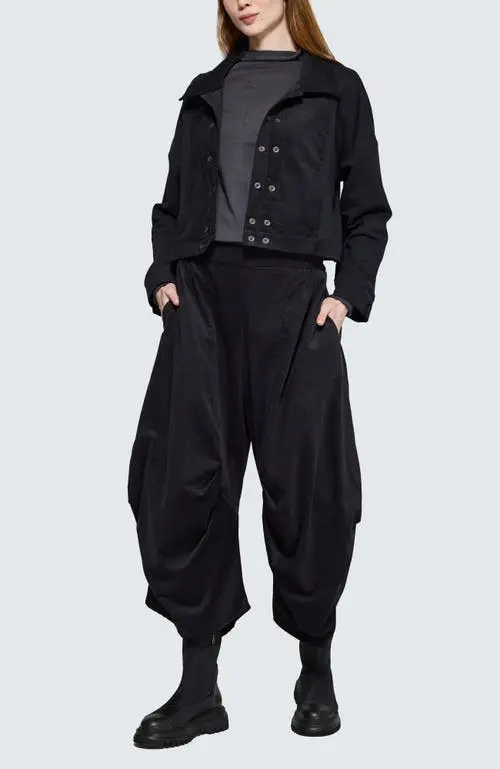 LUUKAA Umbra Cropped Structured Jacket