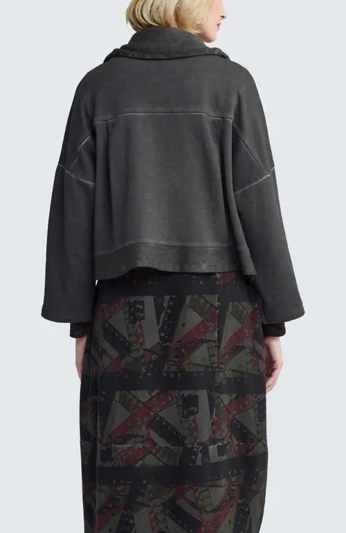 LUUKAA Cropped Sculptural Jacket