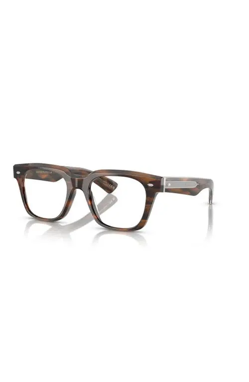 Oliver Spencer 51mm Rectangle Eyeglasses - Brown
