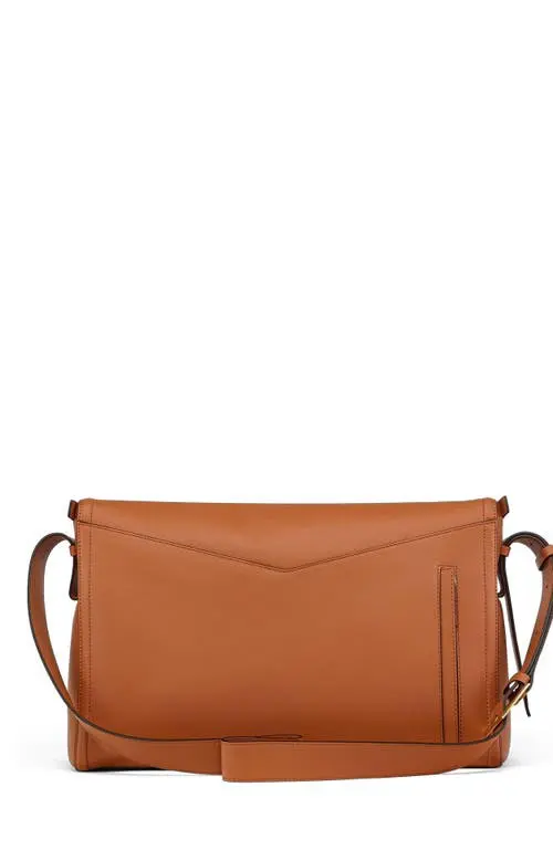 Mcm Diamant 3d Calf Leather Shoulder Bag - Brown