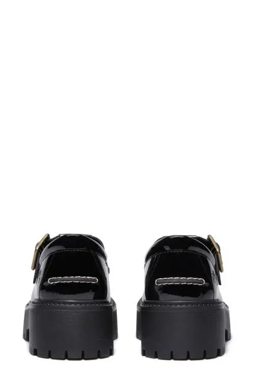 Timberland Stone Street Platform Buckle Loafer - Black Full Grain