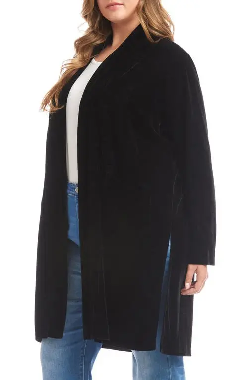 Karen Kane Velvet Duster