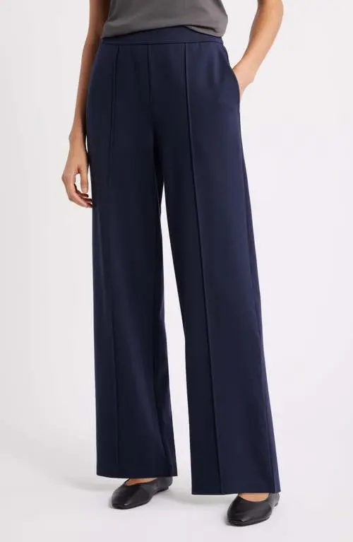 Eileen Fisher Pintuck Straight Leg Pants