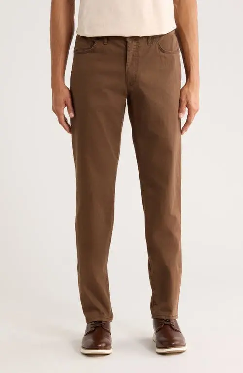 BRAX Cadiz Marathon Cotton-stretch Twill Pants - Malt