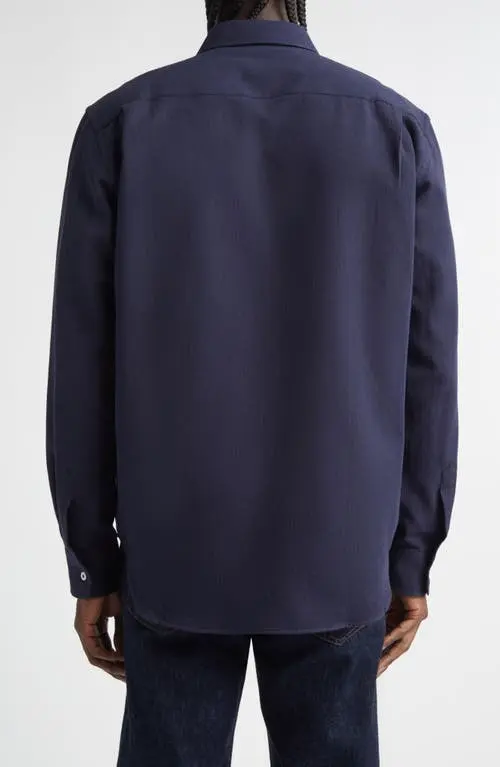 De Bonne Facture Artist Cotton & Hemp Button-up Shirt