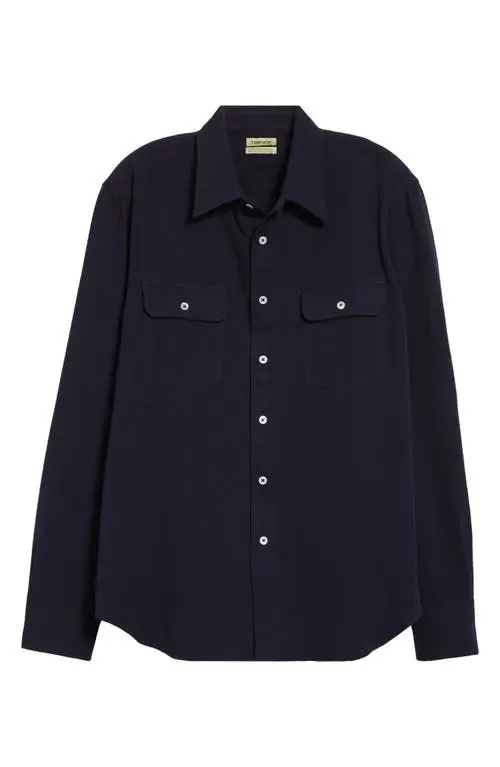 De Bonne Facture Artist Cotton & Hemp Button-up Shirt
