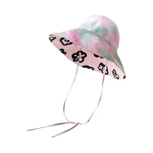 LOST PATTERN Reversible Sun Hat - Pink