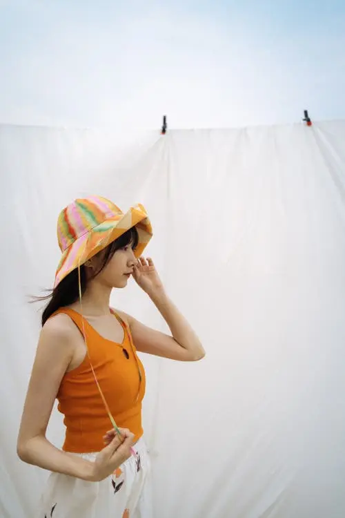LOST PATTERN Reversible Sun Hat - Rainbow