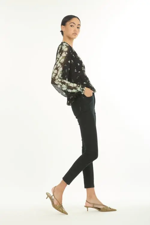 SECRET PON-PON Floral Print Emerson Blouse