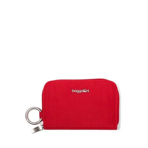 BAGGALLINI Deluxe Card Case - Scarlet
