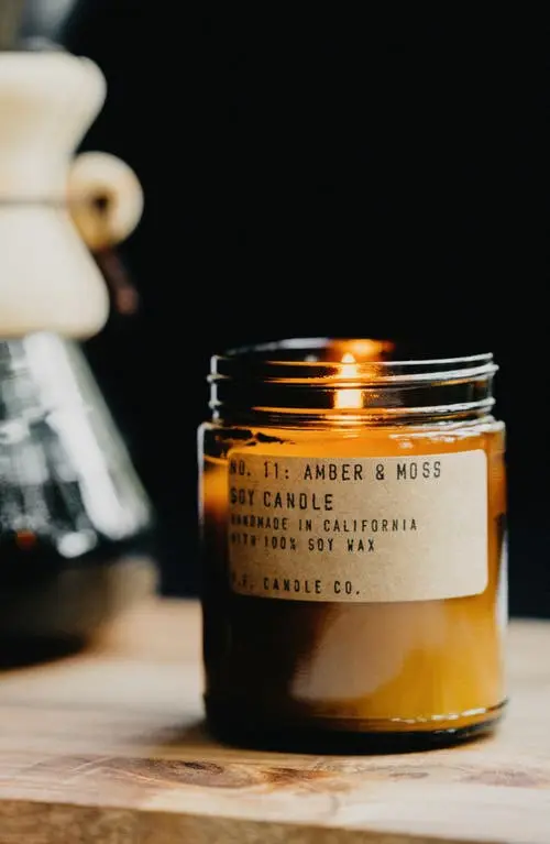 P.F. CANDLE CO. Amber & Moss Candle