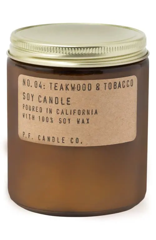 P.F. CANDLE CO. Teakwood & Tobacco Candle - Teakwood And Tobacco