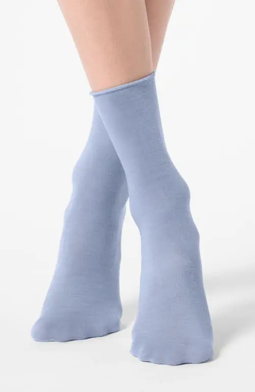 Oroblu Nives -blend Crew Socks - Sugar Paper