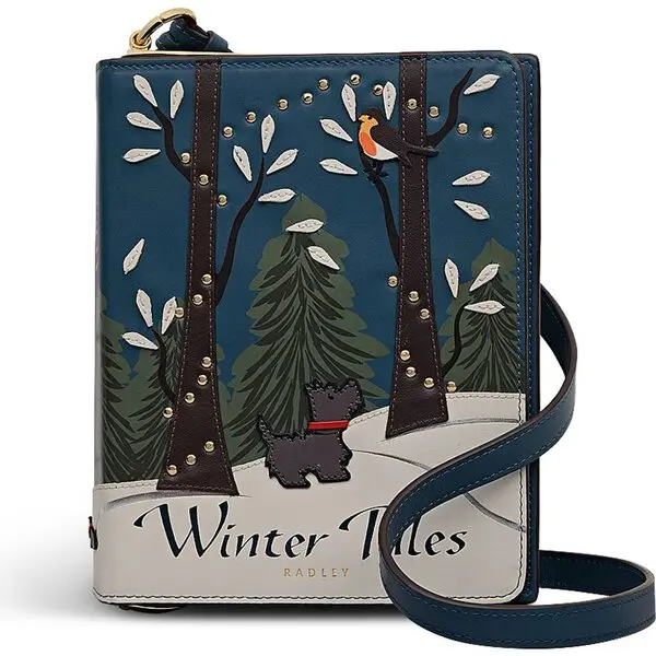 RADLEY Book Streetwinter Tales Flapover Crossbody Bag - Teal
