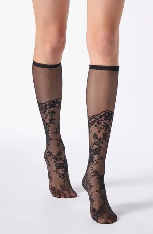 Oroblu Lace Knee High Socks
