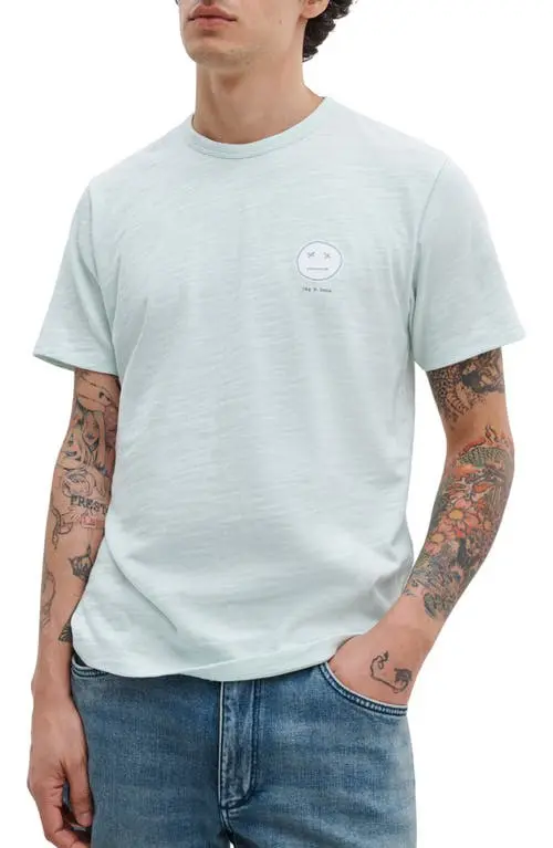 Rag & Bone Embroidered Sour Face T-shirt - Ltteal
