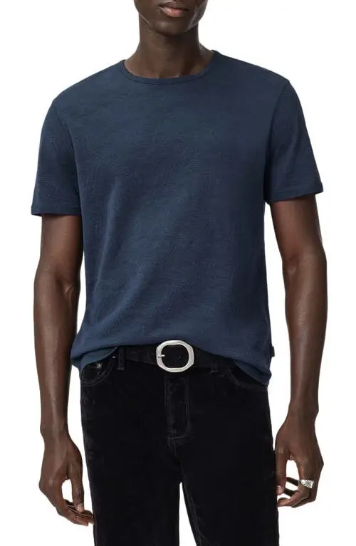 John Varvatos Blaise Wave Organic Cotton T-shirt - Navy