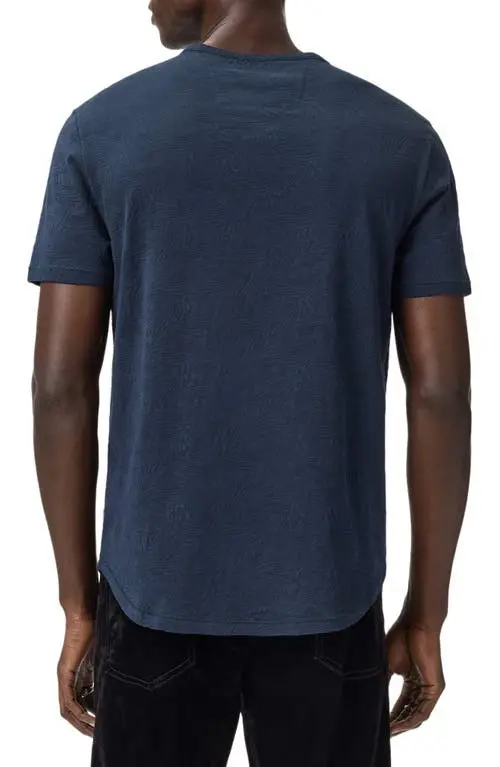 John Varvatos Blaise Wave Organic Cotton T-shirt - Navy