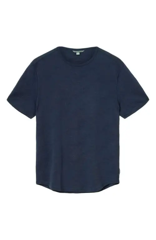 John Varvatos Blaise Wave Organic Cotton T-shirt - Navy