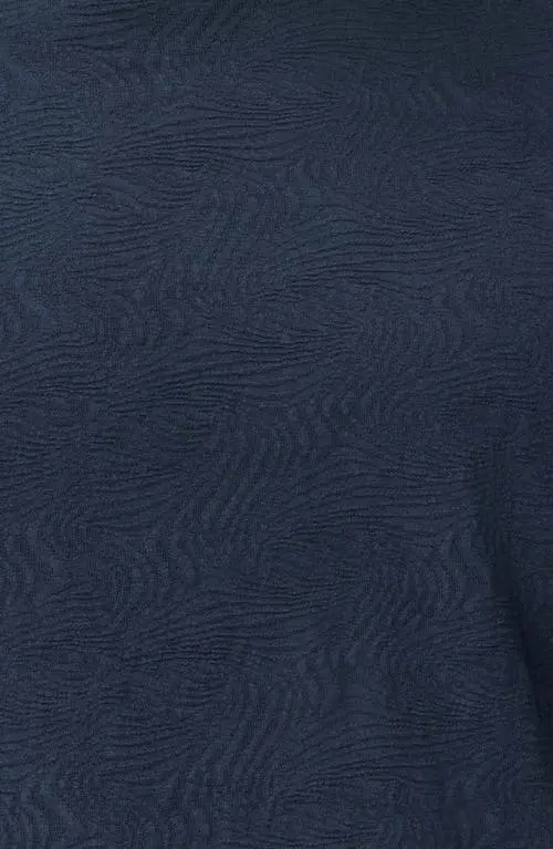 John Varvatos Blaise Wave Organic Cotton T-shirt - Navy