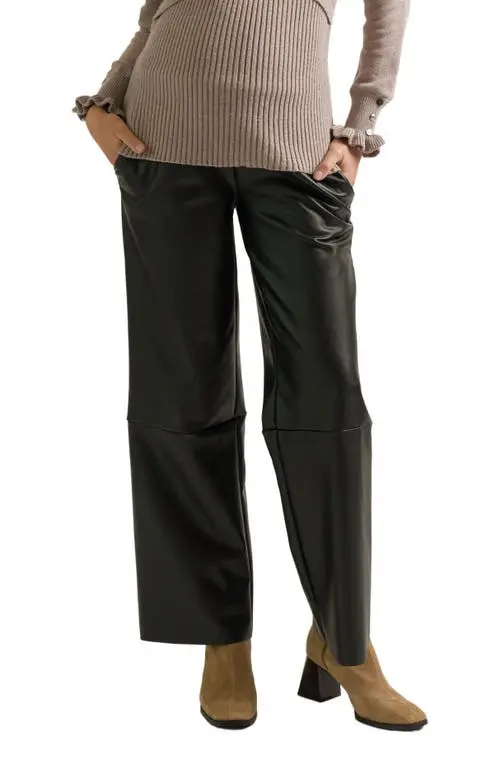 CACHE COEUR Alix Maternity Faux Leather Pants