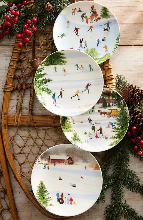 CASKATA X Felix Doolittle "winter Wonderland" Plates