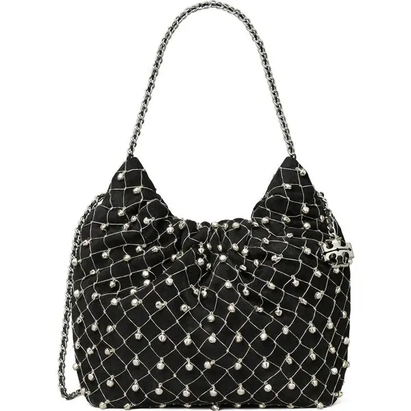Tory Burch Mini Fleming Bell Hobo Bag