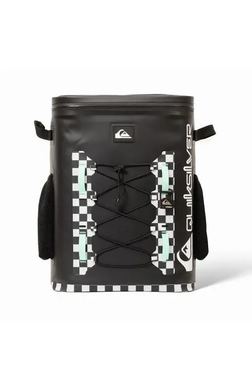 Quiksilver 20l Multi-layer Insulated Cooler Backpack With Bottle Opener - Original Checkered