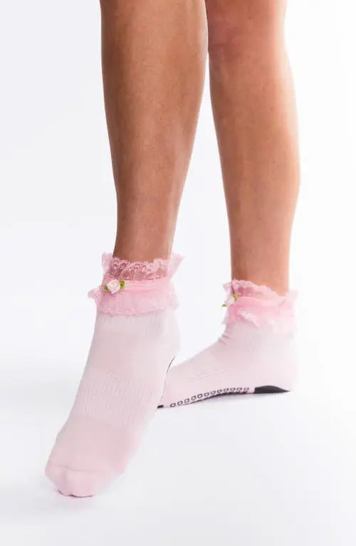 AREBESK Diana Ruffle 2-pack Grip Socks