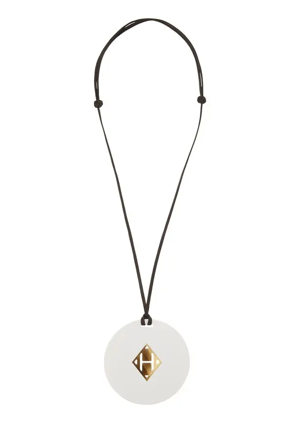 Hermès Necklace With Buffalo Horn Charm - Multi