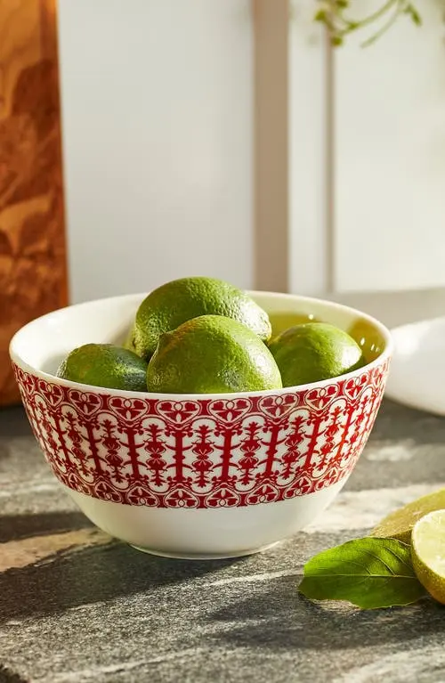 CASKATA Casablanca Crimson Cereal Bowl Porcelainset 4