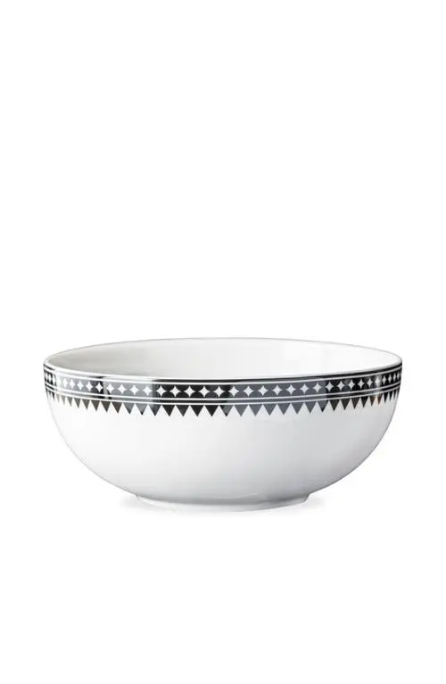 CASKATA Marrakech Vegetable Serving Bowlporcelain - Black