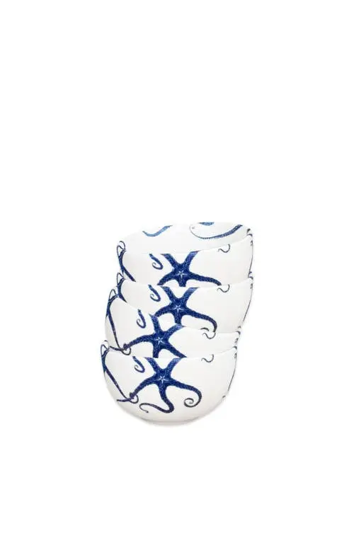 CASKATA Starfish Snack Bowl Porcelainset 4