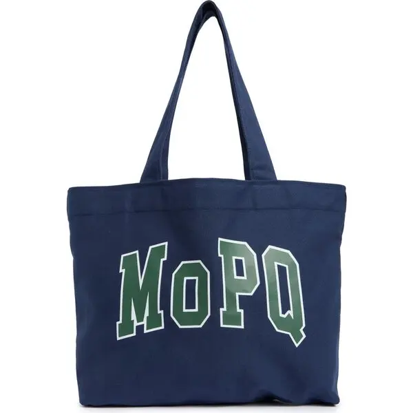 MUSEUM OF PEACE & QUIET Canvas Tote Bag - Navy