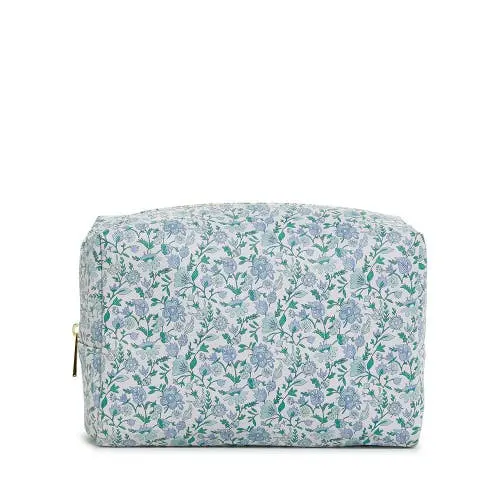 TRVL DESIGN Hamptons Floral Cosmetic Bag - Blue