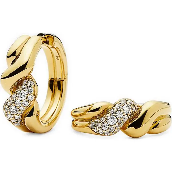 MISSOMA Molten Snow Twisted Hoop Earrings - Gold