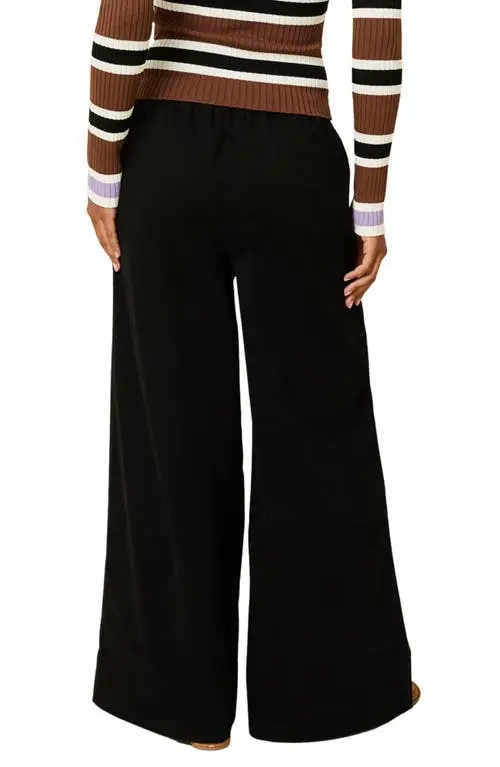 Solid & Striped The Flynn Stretch Cotton Wide Leg Pants