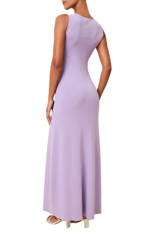 Solid & Striped The Lucerne Rib Sleeveless Maxi Dress - Ultra Violet